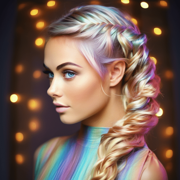 25 Hypinotic Holographic Hair Ideas You’re Going To Fall Head Over ...