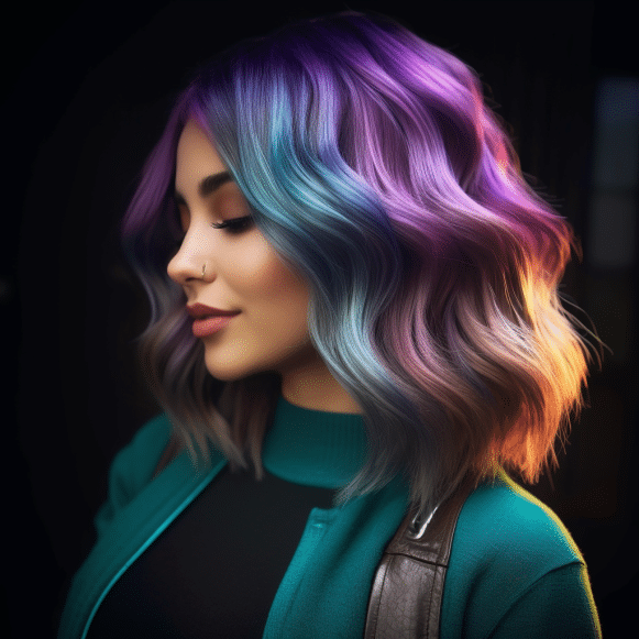 25 Hypinotic Holographic Hair Ideas You’re Going To Fall Head Over ...