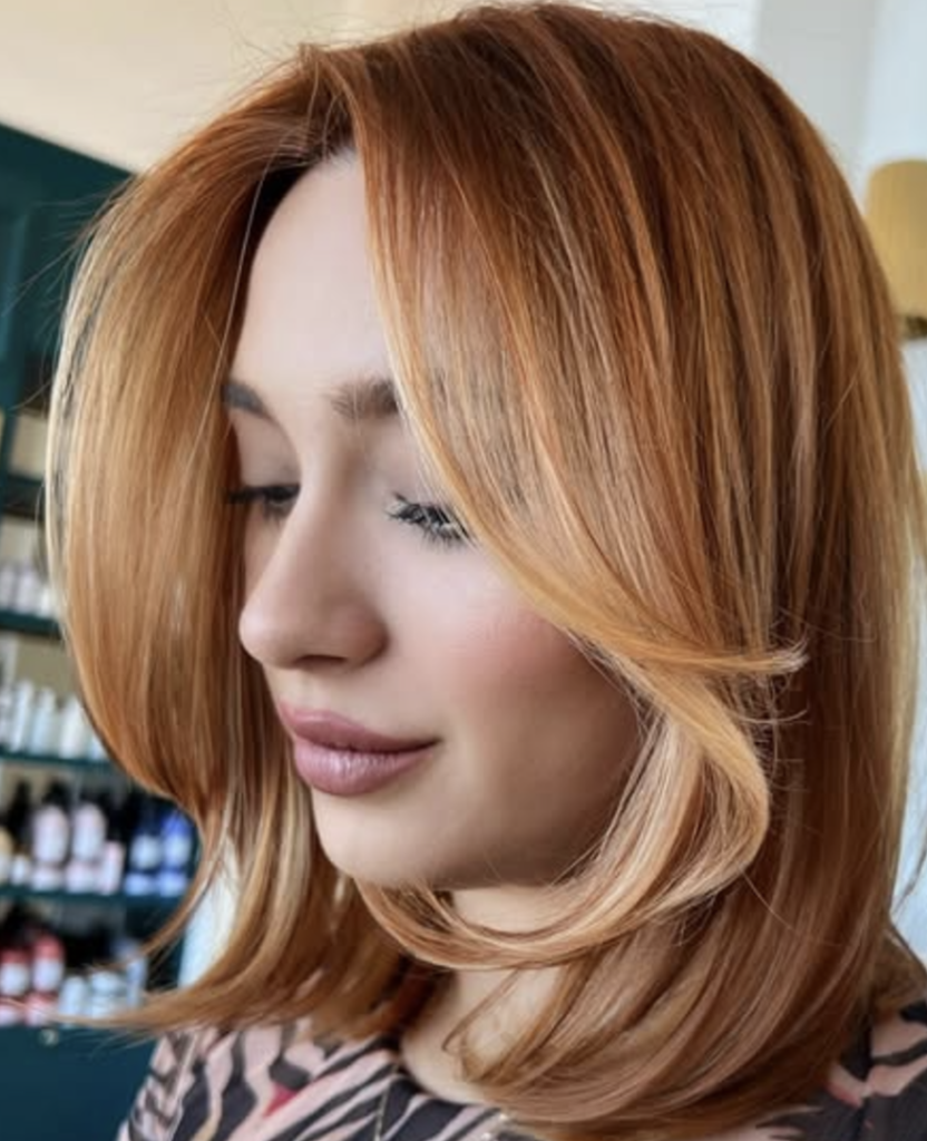 93 Stunning Examples of Side-Part Layered Hair