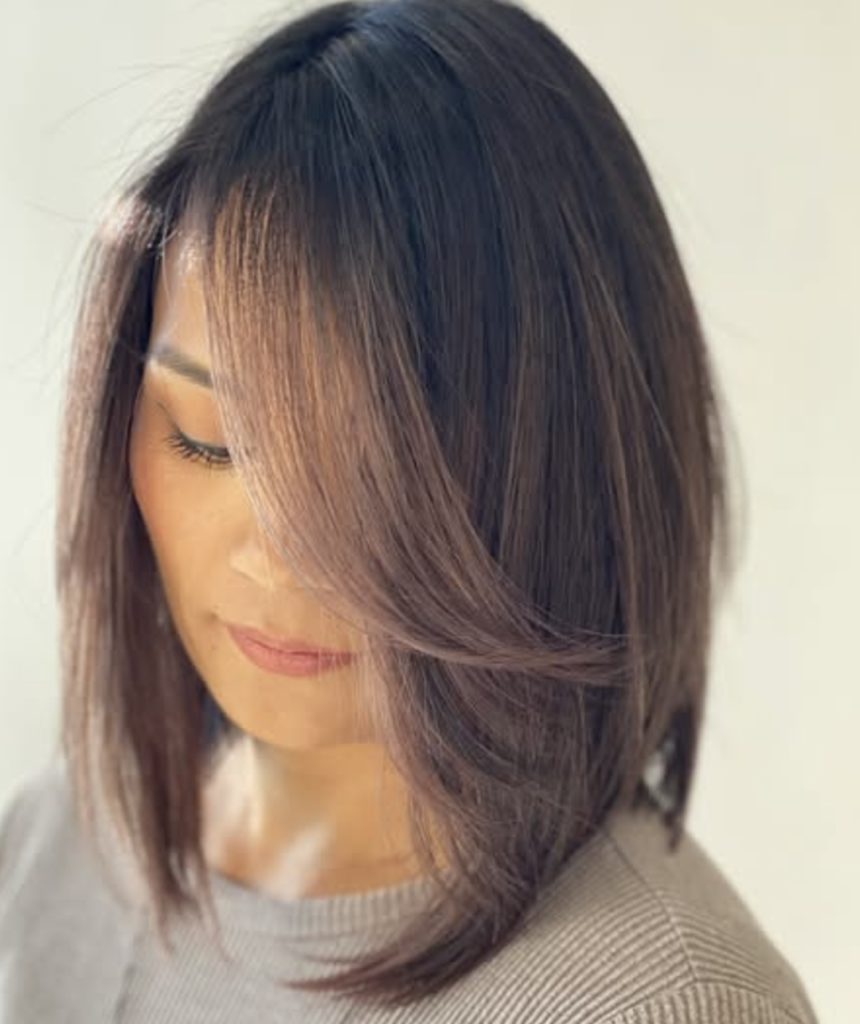 93 Stunning Examples of Side-Part Layered Hair