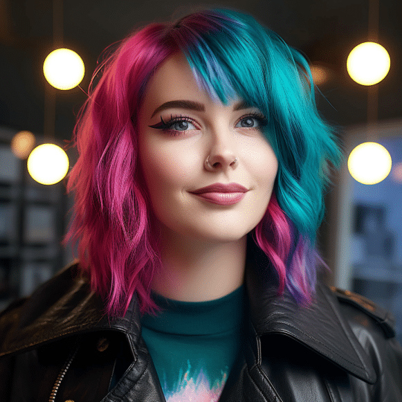25 Hypinotic Holographic Hair Ideas You’re Going To Fall Head Over ...