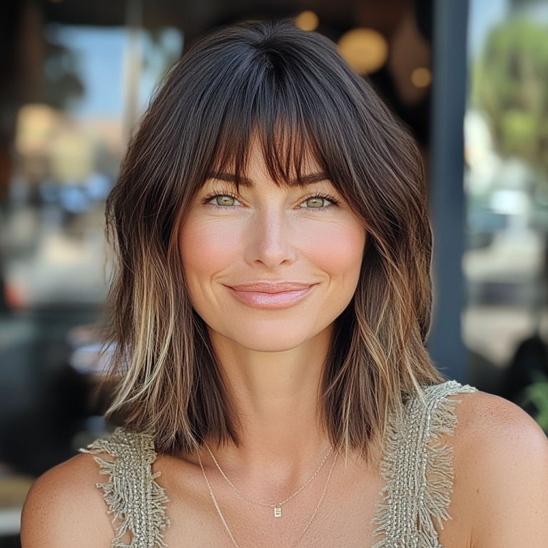 27 "Waterfall Fringe" Bangs Hair Ideas That Prove This Romantic Style ...