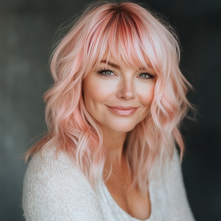27 "Waterfall Fringe" Bangs Hair Ideas That Prove This Romantic Style ...