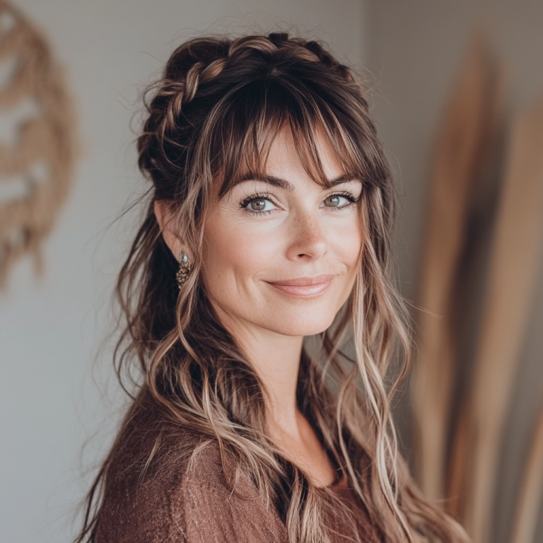 27 "Waterfall Fringe" Bangs Hair Ideas That Prove This Romantic Style ...