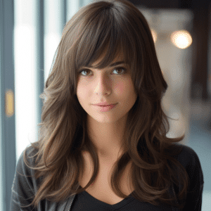 53 Fantastic Ways To Wear Long Layered Hair with Bangs