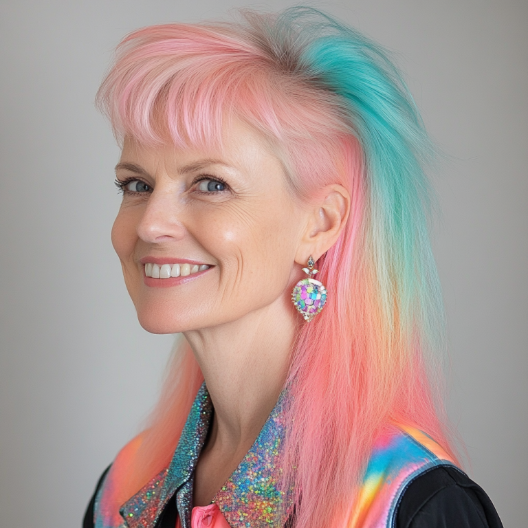 25 Hypinotic Holographic Hair Ideas You’re Going To Fall Head Over ...