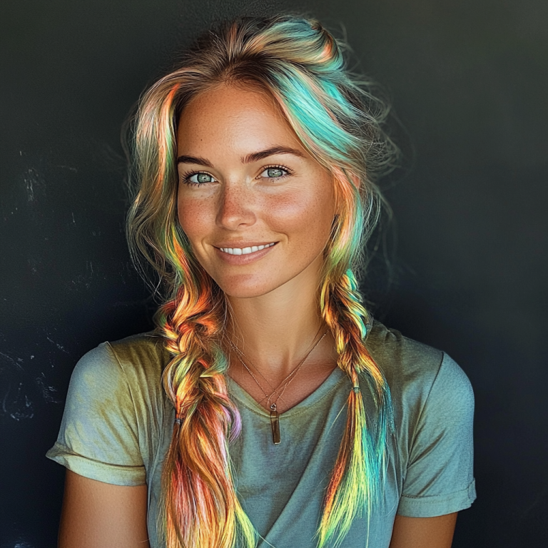 25 Hypinotic Holographic Hair Ideas You’re Going To Fall Head Over ...