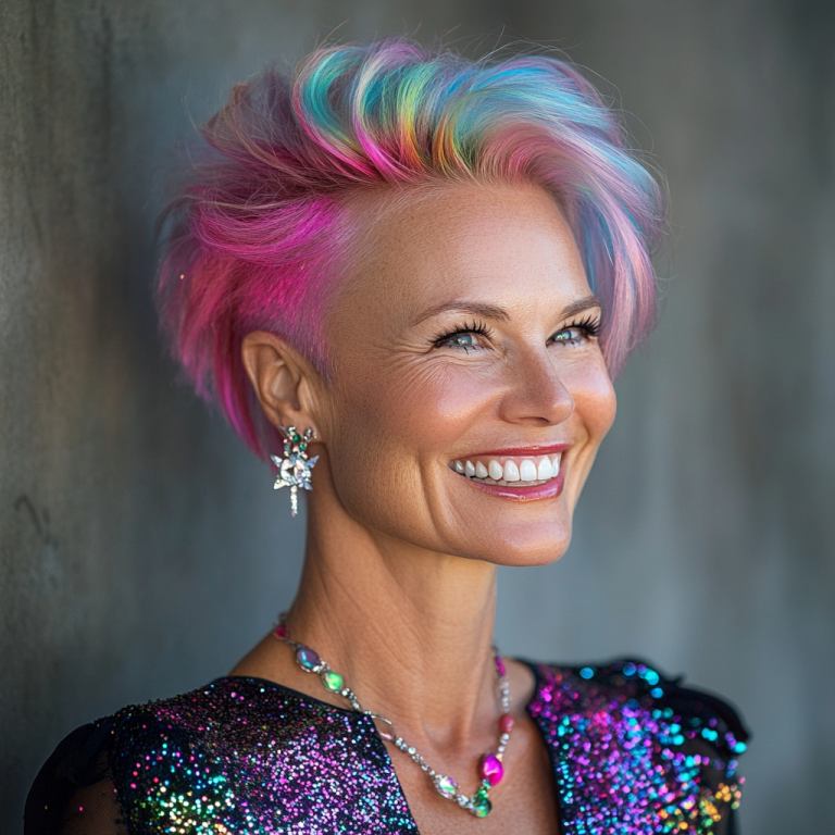 25 Hypinotic Holographic Hair Ideas You’re Going To Fall Head Over ...