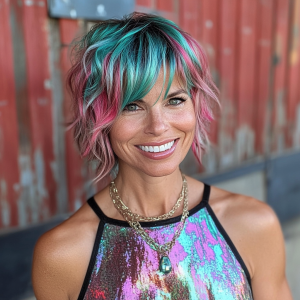 25 Hypinotic Holographic Hair Ideas You’re Going To Fall Head Over ...