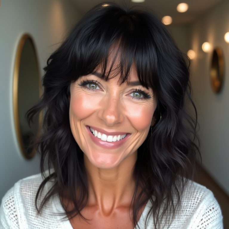 These 50 Medium-Length Wavy Hairstyles Are Making Waves In The Fashion ...