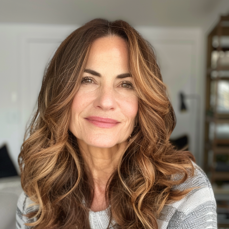 Women Over 50 Are Embracing These 50 Flattering Long Hairstyles For A ...