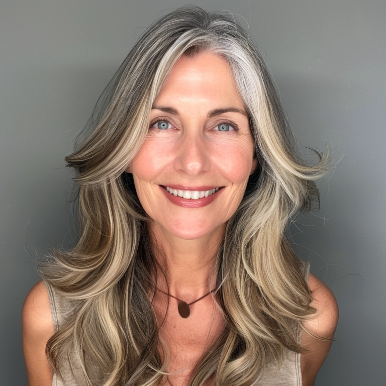 Women Over 50 Are Embracing These 50 Flattering Long Hairstyles For A ...