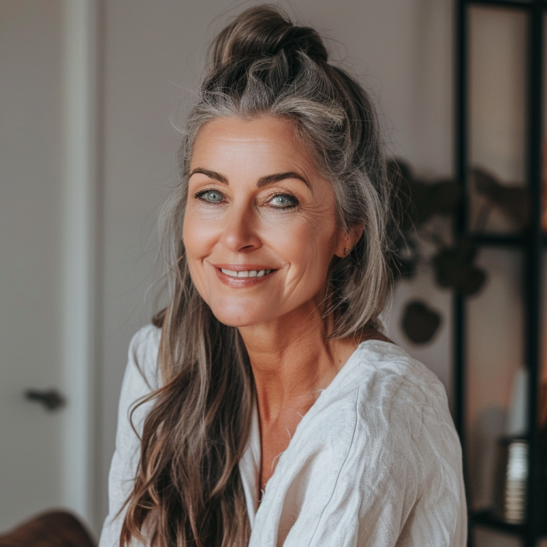 Women Over 50 Are Embracing These 50 Flattering Long Hairstyles For A ...