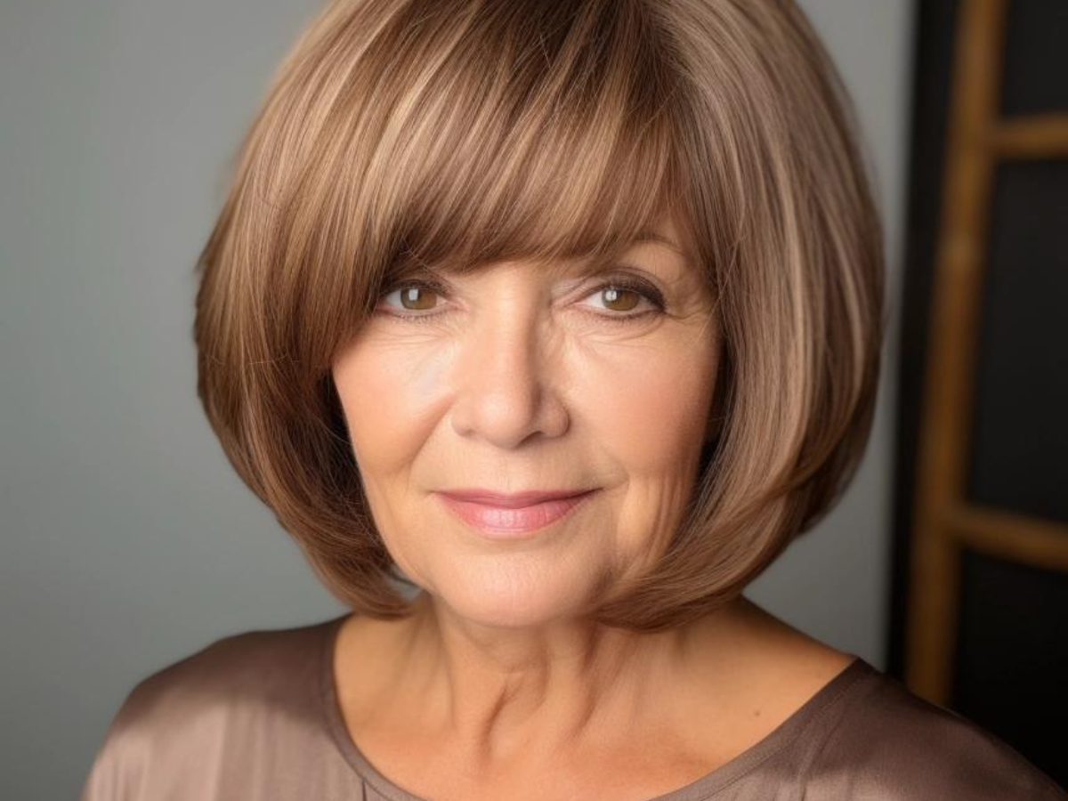 30 Magnificent Medium-Length Hairstyles For Women Over 60