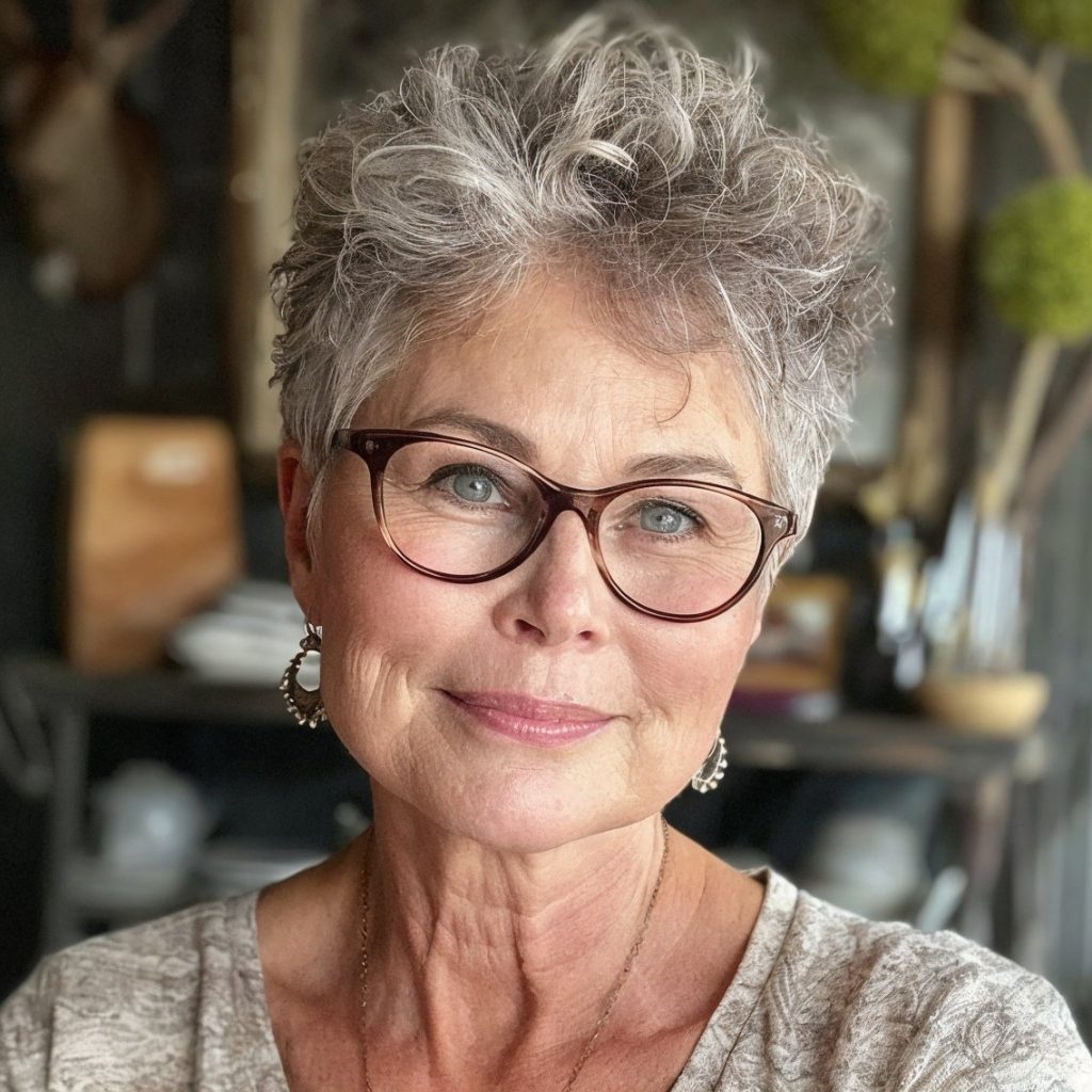 35 Flattering Hairstyles for Women Over 70 with Glasses