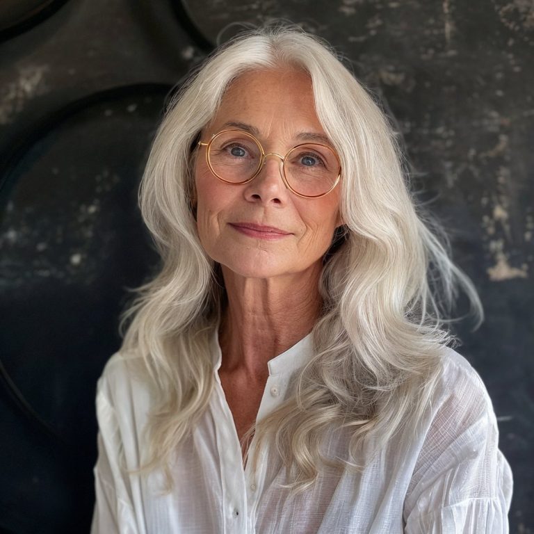 35 Flattering Hairstyles for Women Over 70 with Glasses