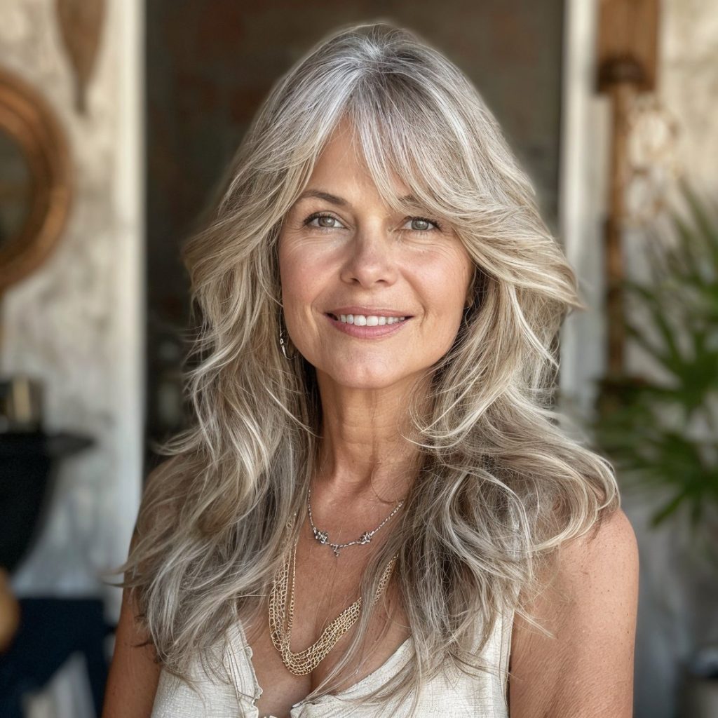 35 Flattering Hairstyles With Bangs That Are A Hit With Women Over 50