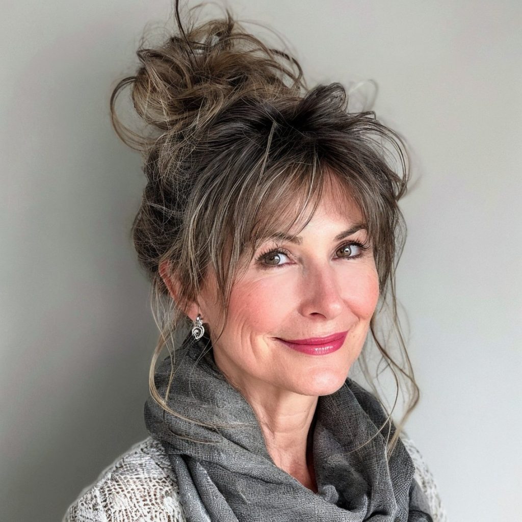 35 Flattering Hairstyles With Bangs That Are A Hit With Women Over 50