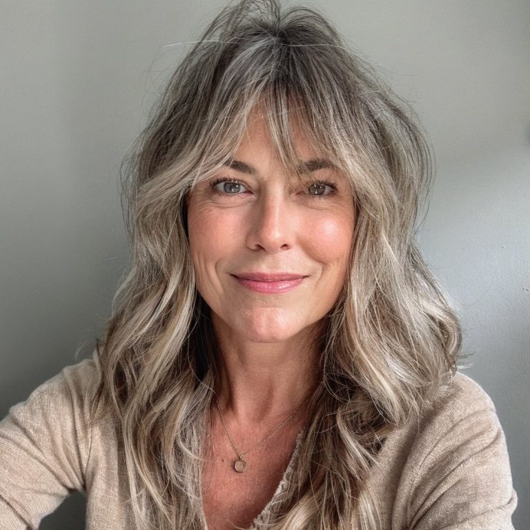 35 Flattering Hairstyles With Bangs That Are A Hit With Women Over 50