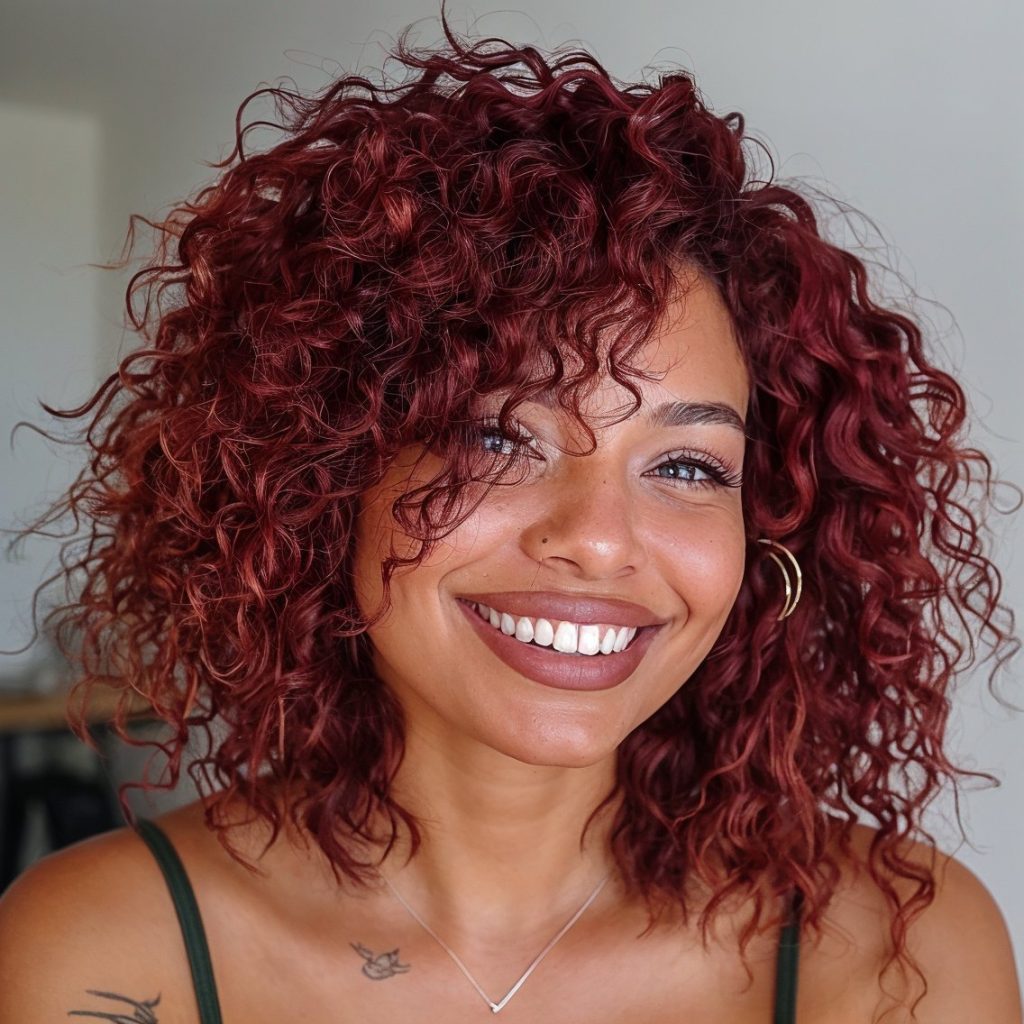 47 Dark Red Hair Color Ideas That Prove This Bold Shade Is The Ultimate ...