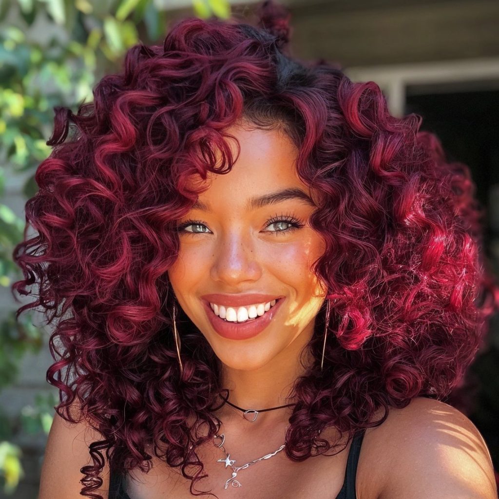 47 Dark Red Hair Color Ideas That Prove This Bold Shade Is The Ultimate ...