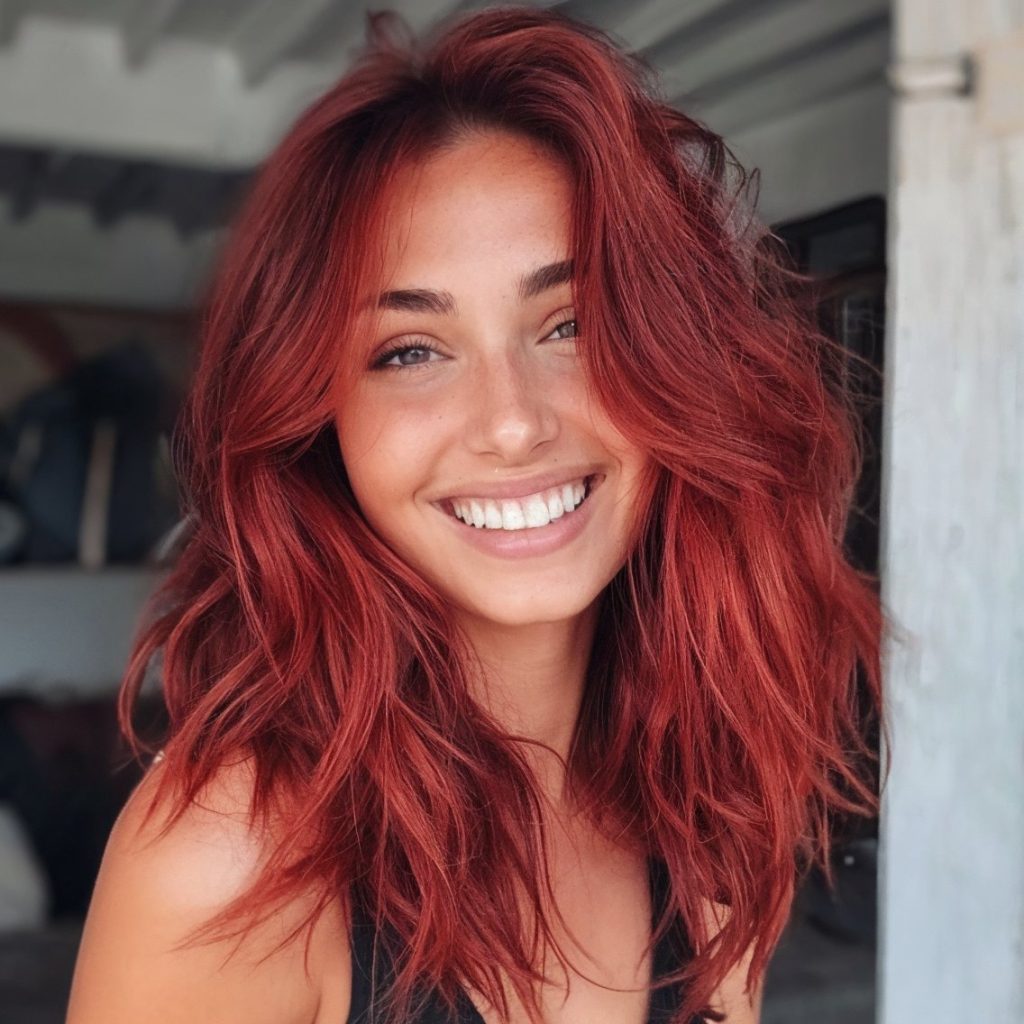 47 Dark Red Hair Color Ideas That Prove This Bold Shade Is The Ultimate ...