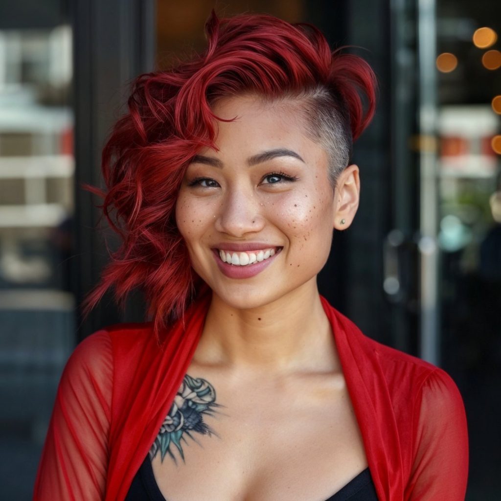 47 Dark Red Hair Color Ideas That Prove This Bold Shade Is The Ultimate ...