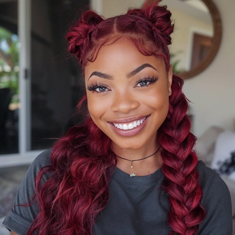 47 Dark Red Hair Color Ideas That Prove This Bold Shade Is The Ultimate ...