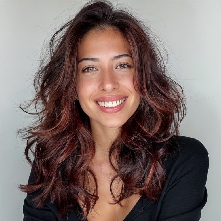 47 Dark Red Hair Color Ideas That Prove This Bold Shade Is The Ultimate ...