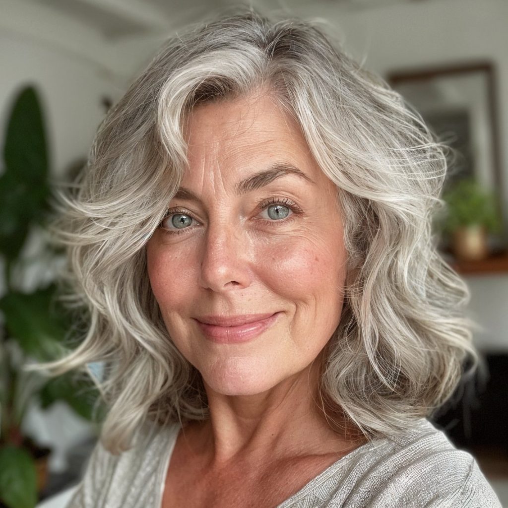 30 Ravishing Hairstyles For Women Over 50 With Round Faces