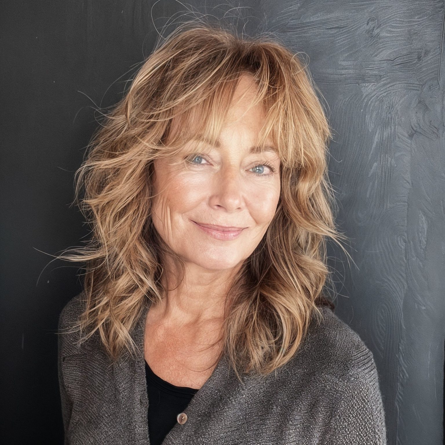 The Textured Lob Is The "It Girl Hairstyle" For Women In Their 60s ...