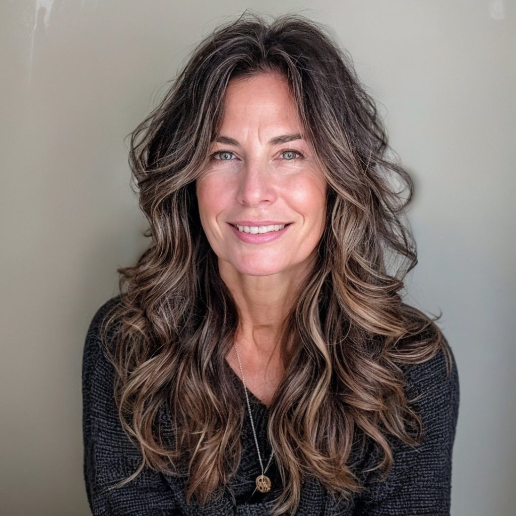 35 Wavy Hairstyles That Make Maintenance Minimal for Mature Women