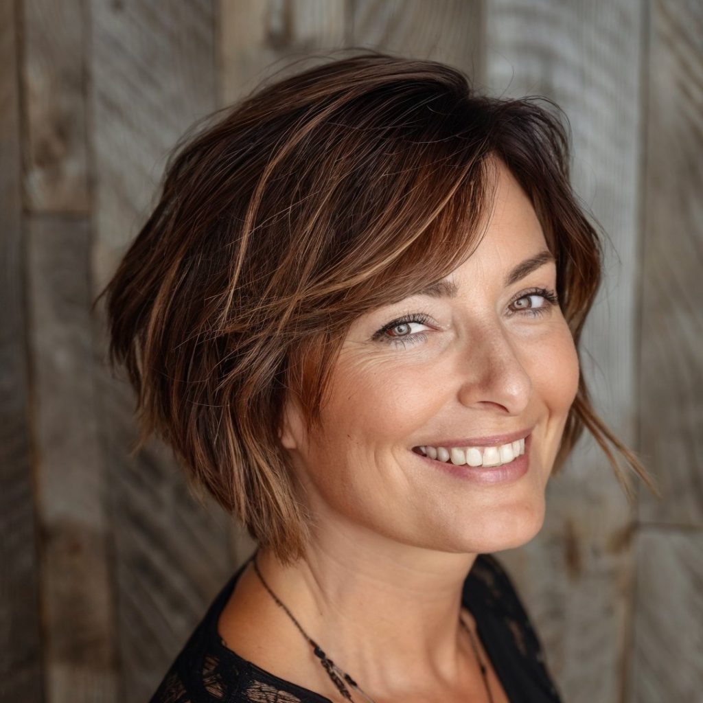 25 Stylish Older Women Prove the Modern Wedge Cut Is Timeless