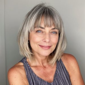 25 Stylish Older Women Prove the Modern Wedge Cut Is Timeless