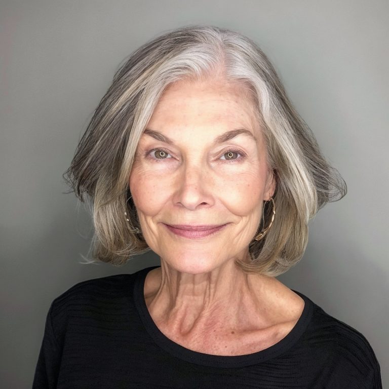 35 Medium-Length Hairstyles For Women Over 70 For A Brand New Hair Era