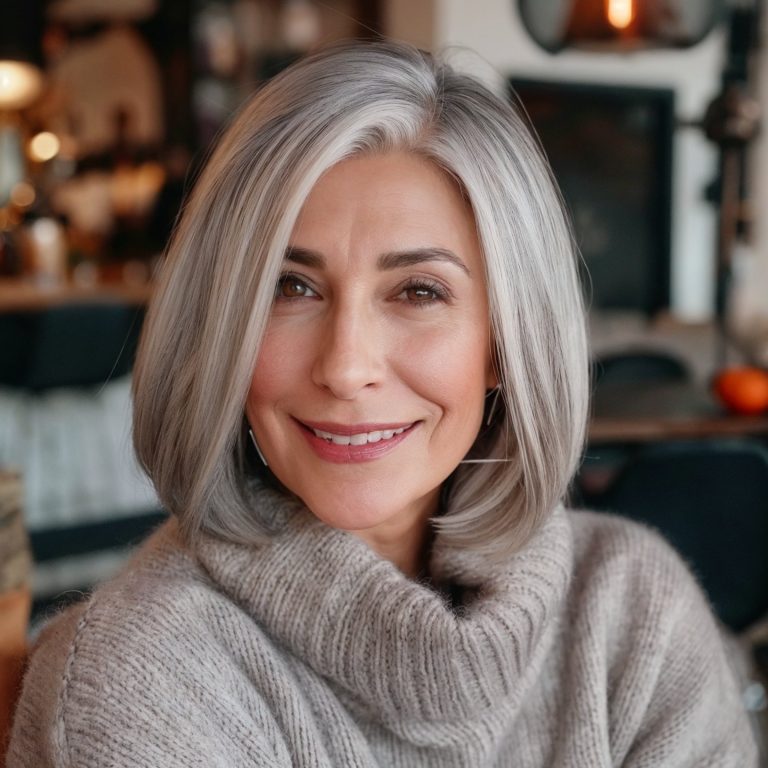 Age Has Never Look As Good As These 35 Gray Bob Hairstyles