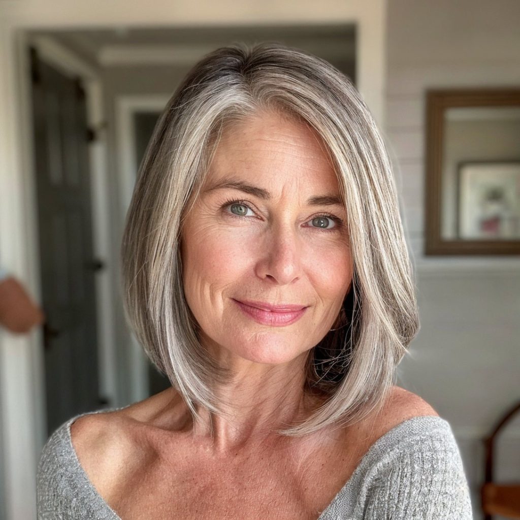 25 Stylish Older Women Prove the Modern Wedge Cut Is Timeless