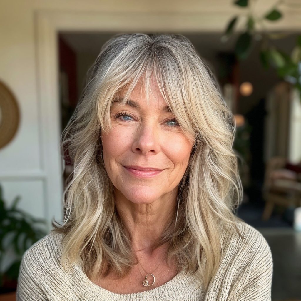 36 Hairstyles With Bangs That Make Ageless Beauty Easier Than Ever For ...