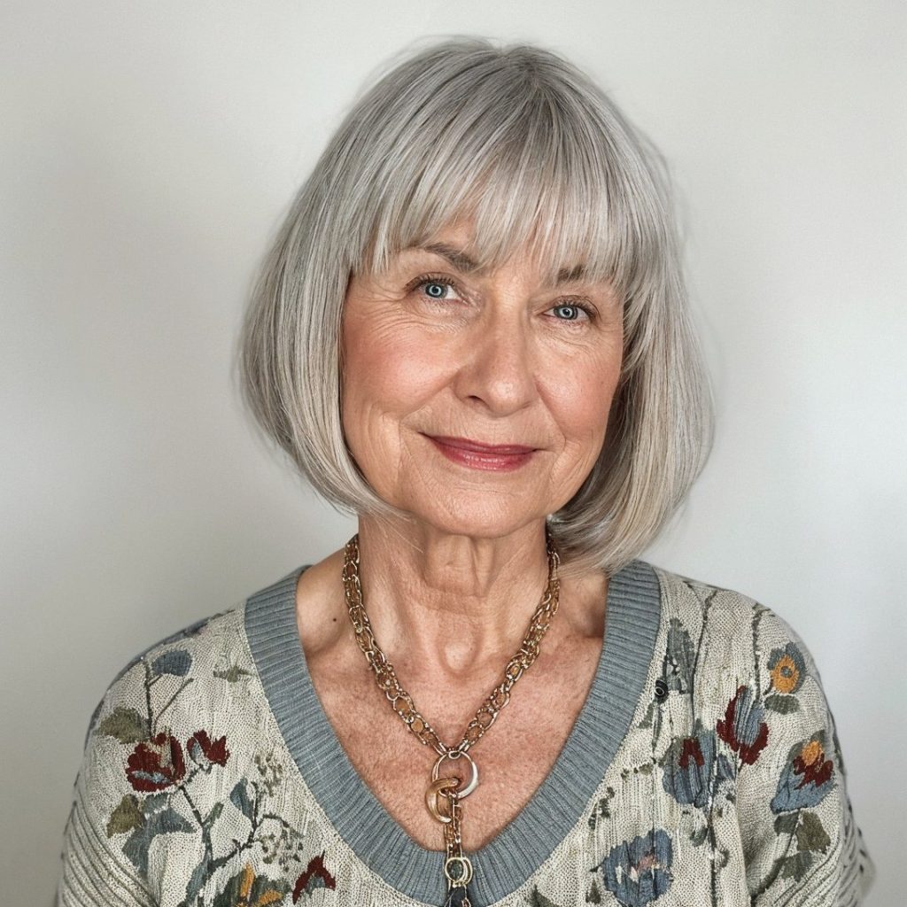 36 Hairstyles With Bangs That Make Ageless Beauty Easier Than Ever For ...