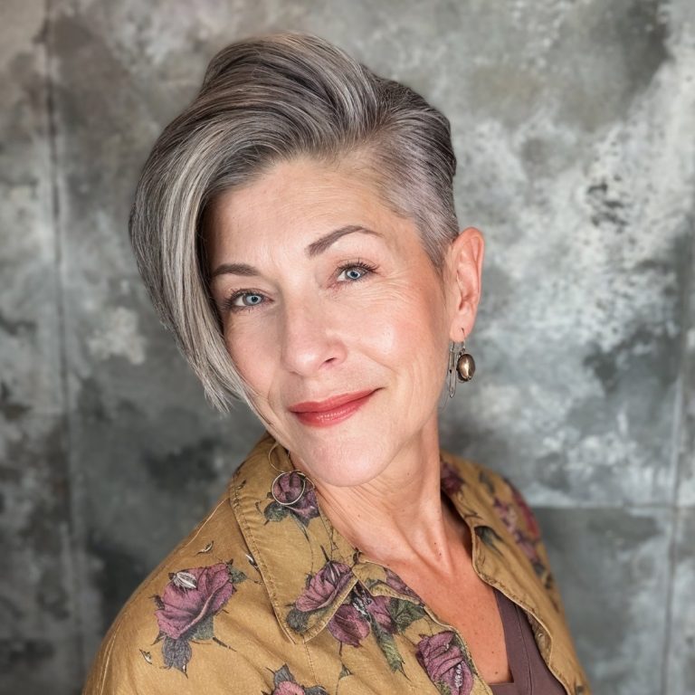 25 Stylish Older Women Prove the Modern Wedge Cut Is Timeless