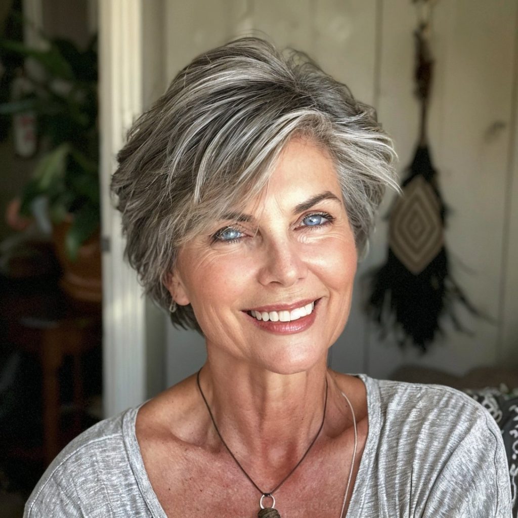 25 Stylish Older Women Prove the Modern Wedge Cut Is Timeless