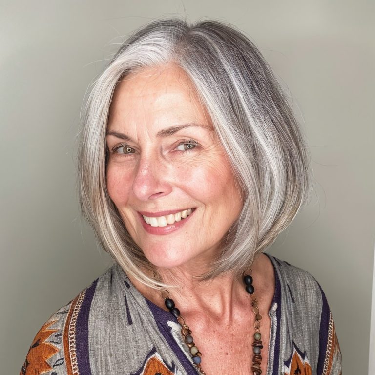 25 Stylish Older Women Prove the Modern Wedge Cut Is Timeless