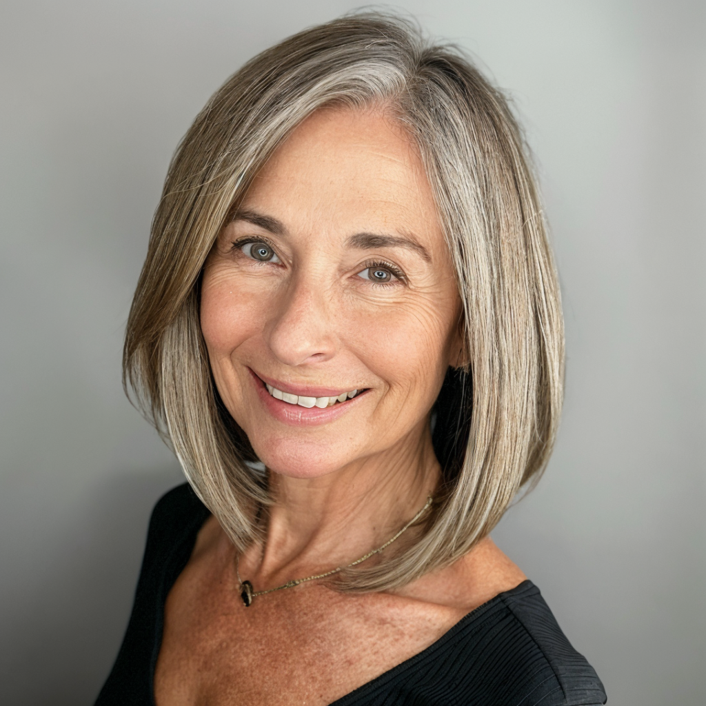 33 Angled Bob Hairstyles Women Over 50 Are Rocking With Confidence