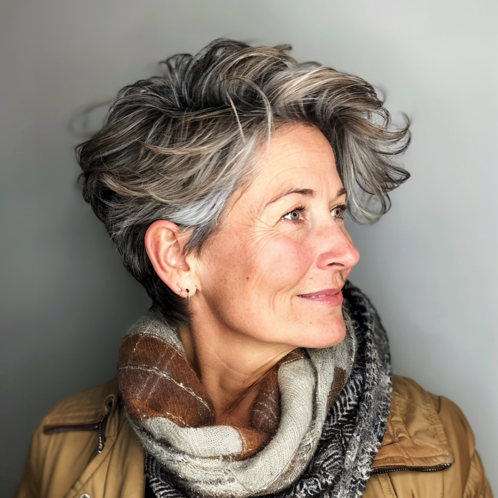 42 Most Popular Shaggy Pixies for Women Over 60