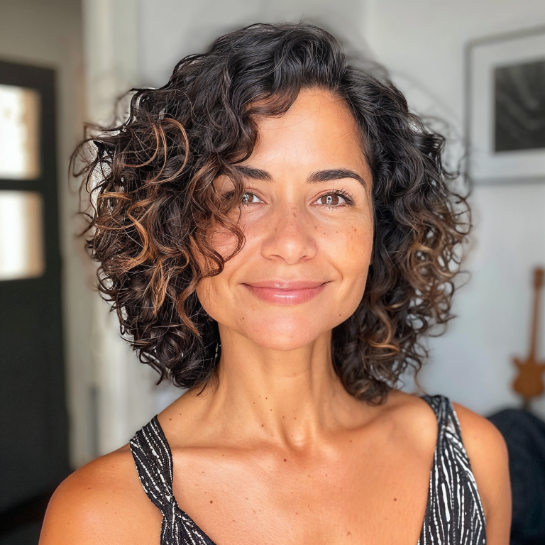 83 Stunning Shoulder-Length Hairstyles For Curly Hair