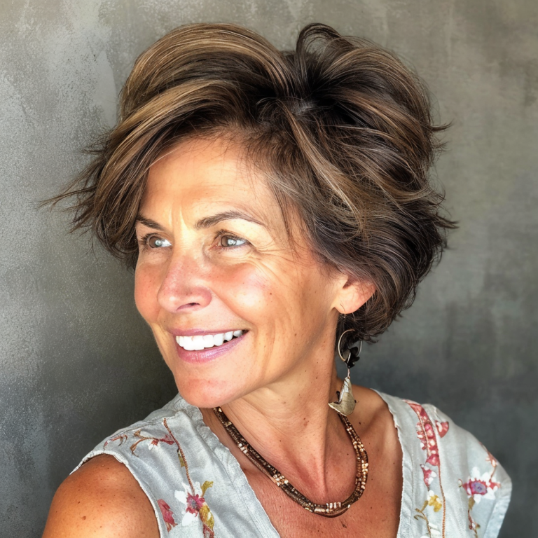 42 Most Popular Shaggy Pixies for Women Over 60