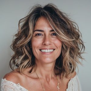 35 Stylish Shaggy Lobs Women Over 50 Are LOVING Right Now