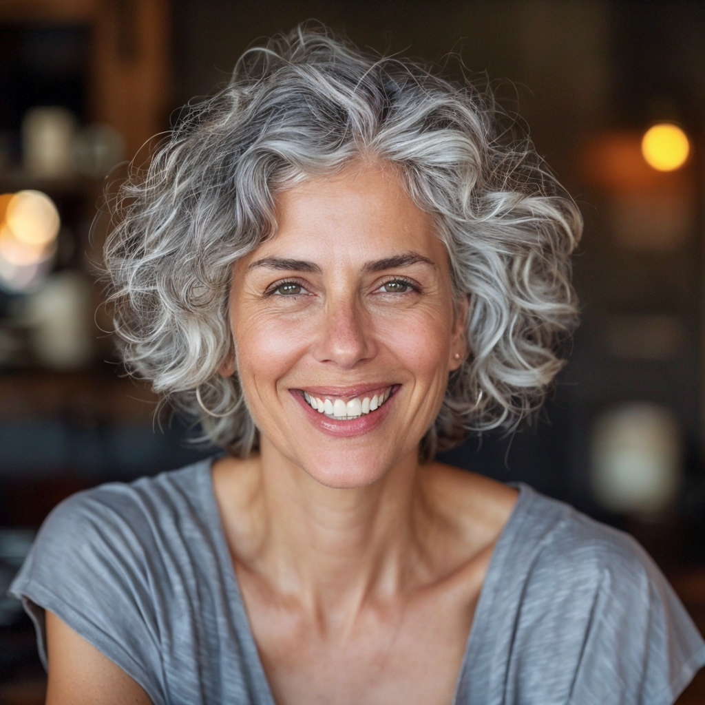 37 Curly Bob Hairstyles That Older Women Are Going Crazy Over Right Now