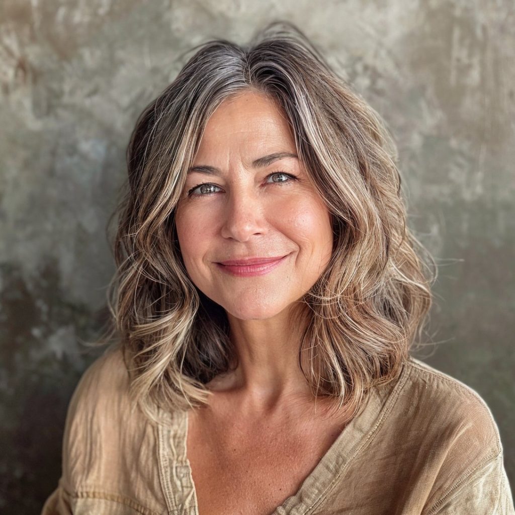 35 Stylish Shaggy Lobs Women Over 50 Are LOVING Right Now